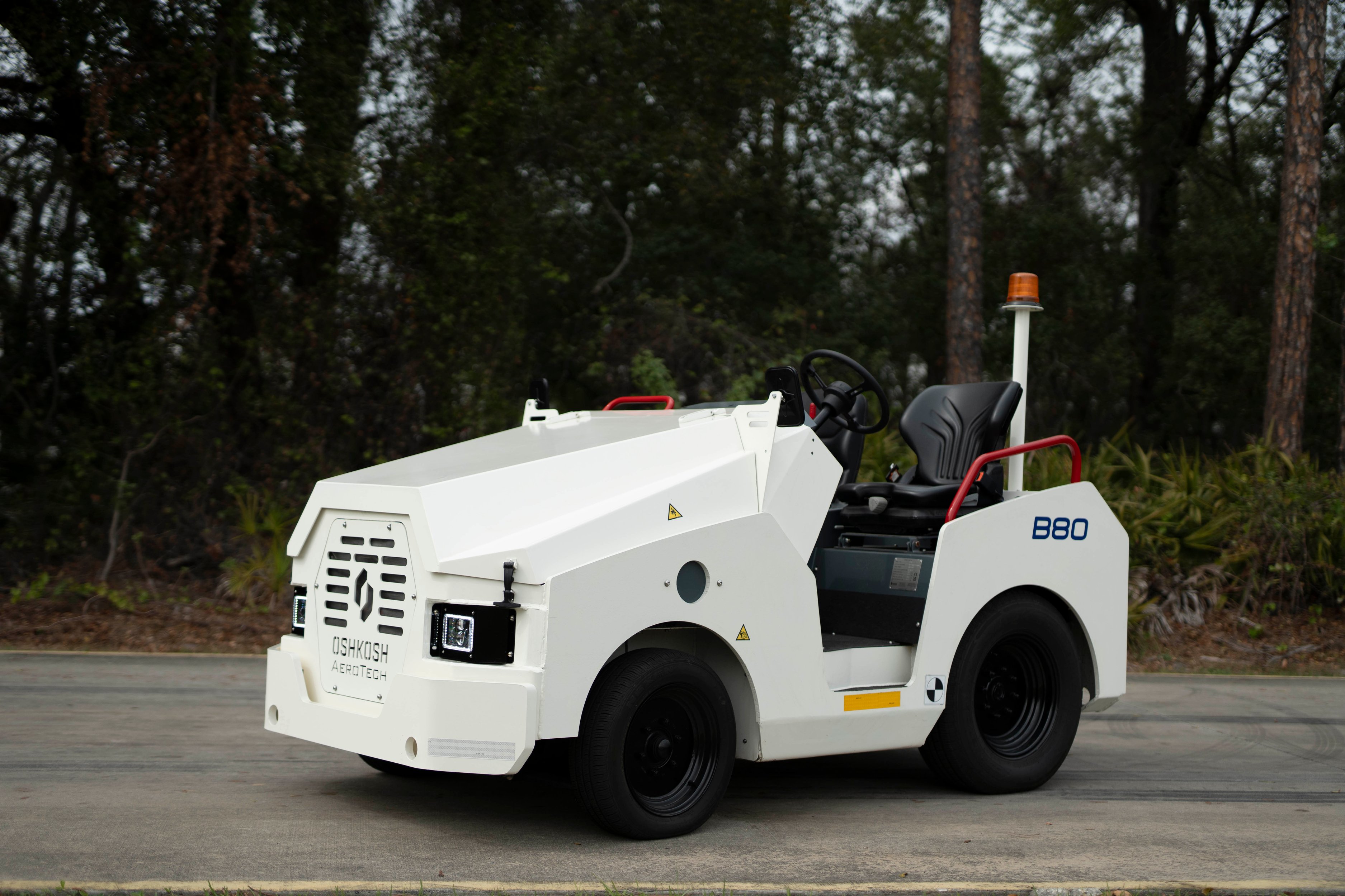 B80® Electric Cargo Tractor - Heavy-Duty Airport Tow Vehicle - Oshkosh AeroTech